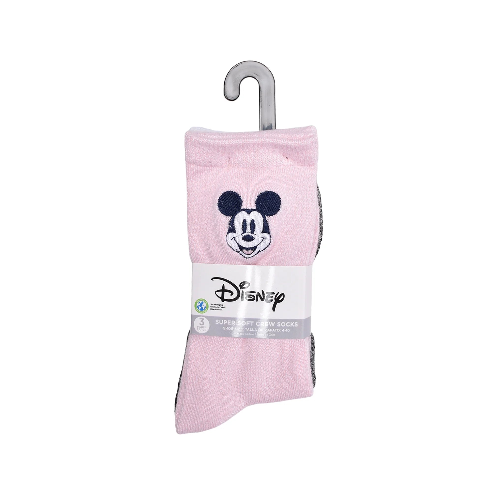 Disney Mickey Women's' 3-Pack Crew Socks, Shoe Size 4-10 – Chameleon ...